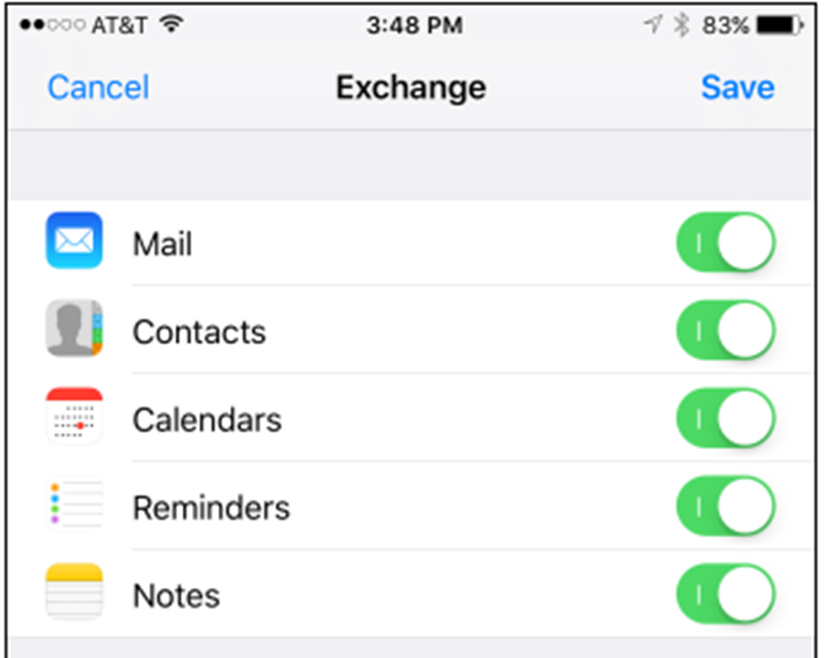Adding your UMO email to iPhone/iPad – University of Mount Olive